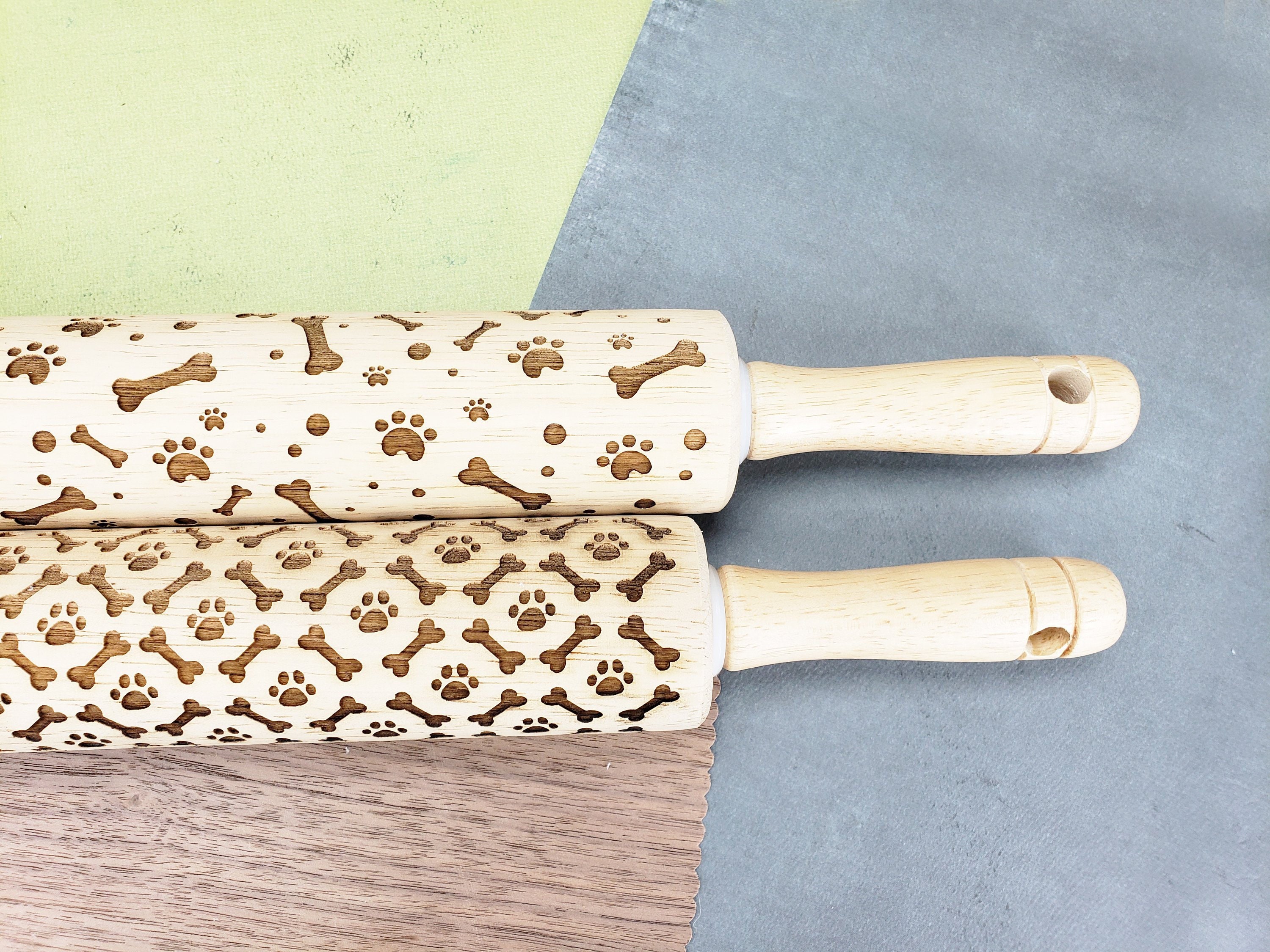 Embossed Rolling Pin for Homemade Dog Treats Dog Mom Gift | Etsy