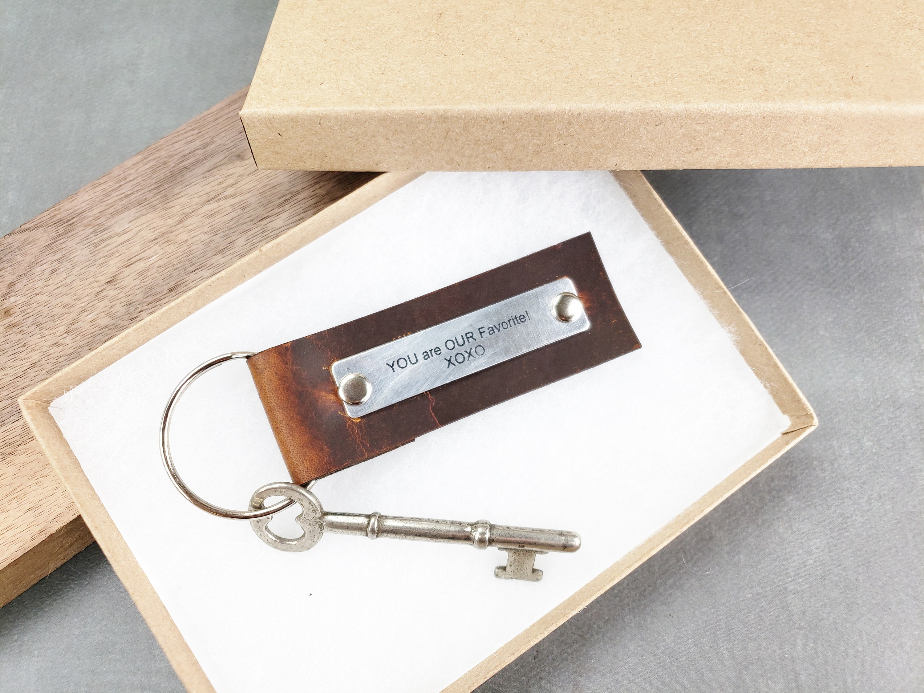 Personalized Keychain for Men Engraved Metal Key Fob Gift for | Etsy