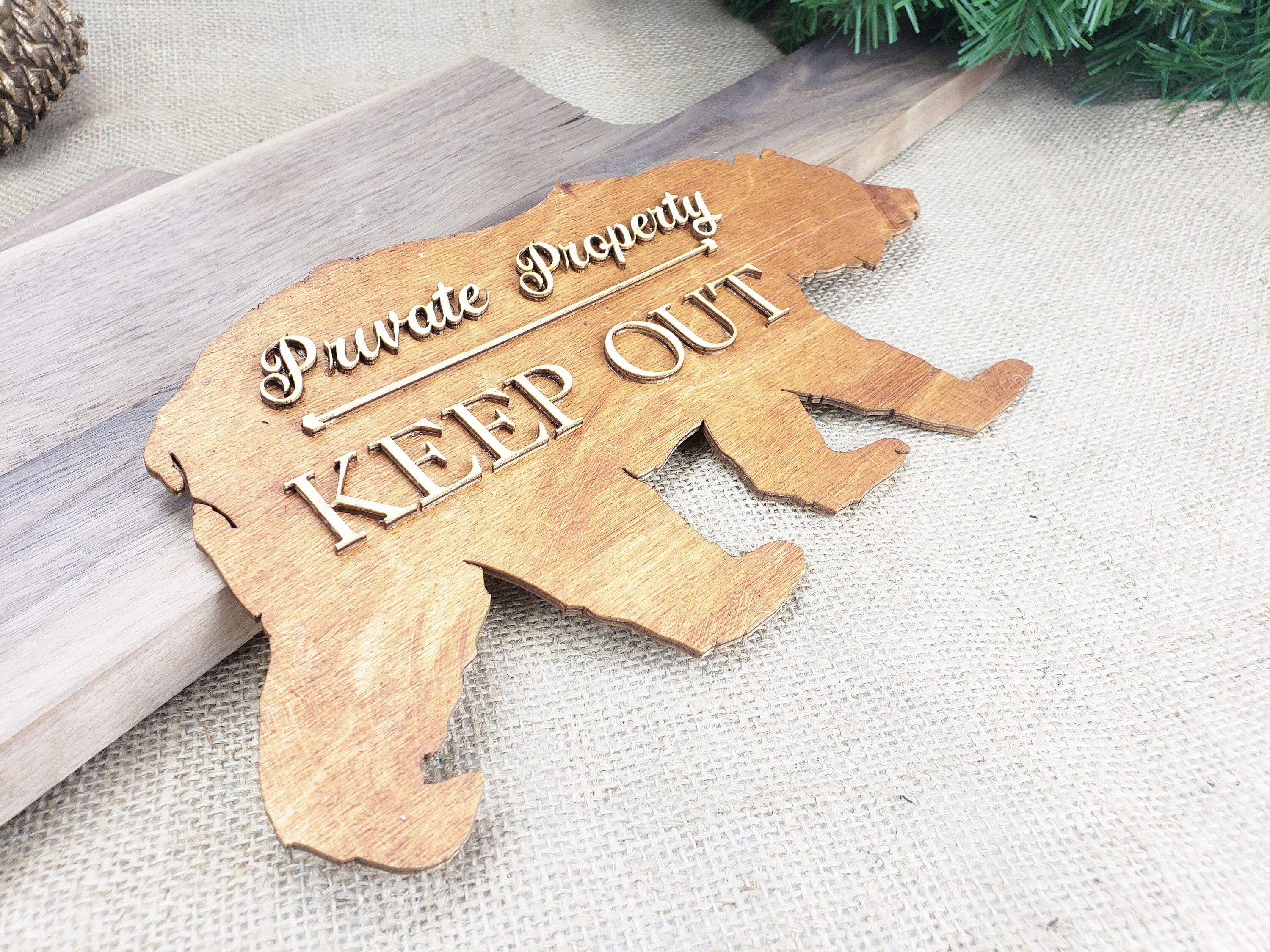 Private property sign Keep Out Sign Wood Private Property | Etsy