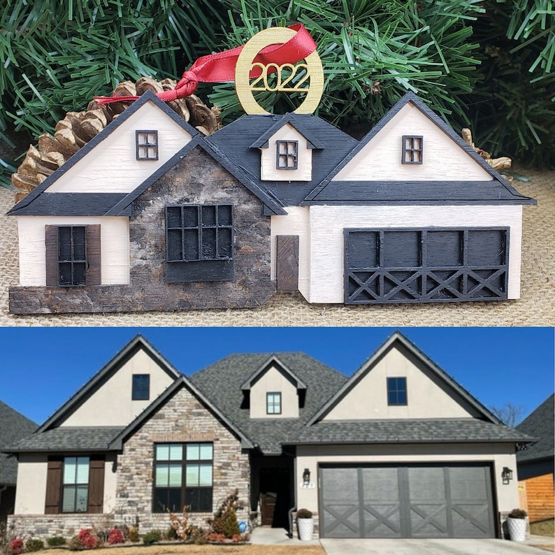 Custom Our First House Ornament First House Replica Custom - Etsy
