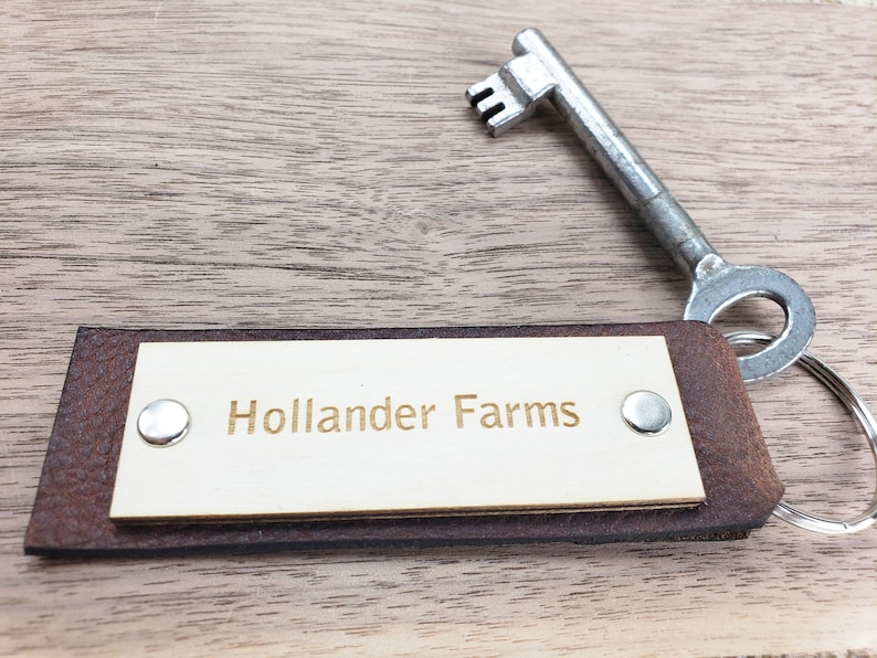 Personalized Keychain Custom Engraved Key Fob Cabin Key Hotel | Etsy