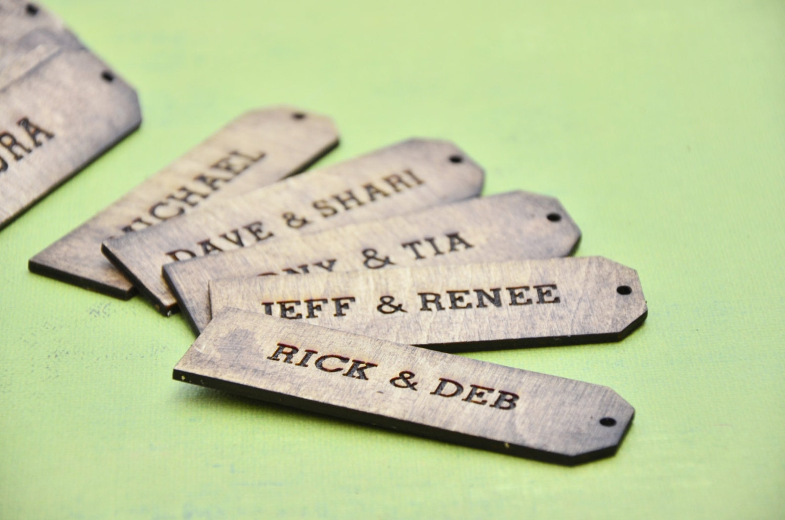 Personalized Christmas Tags Wood Gift Tags Personalized Xmas Holiday ...