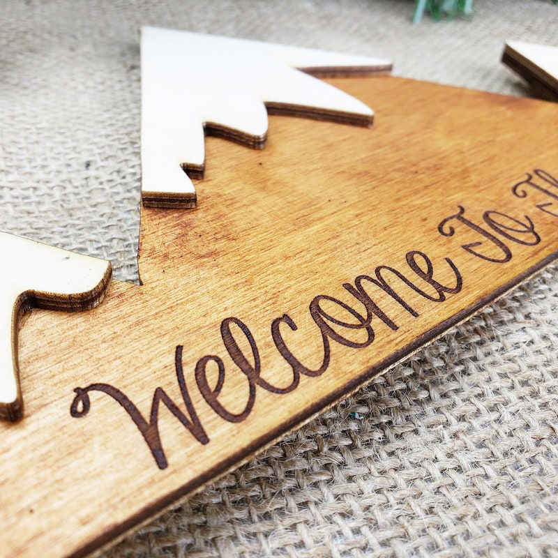Wood Mountain House Signs - Etsy