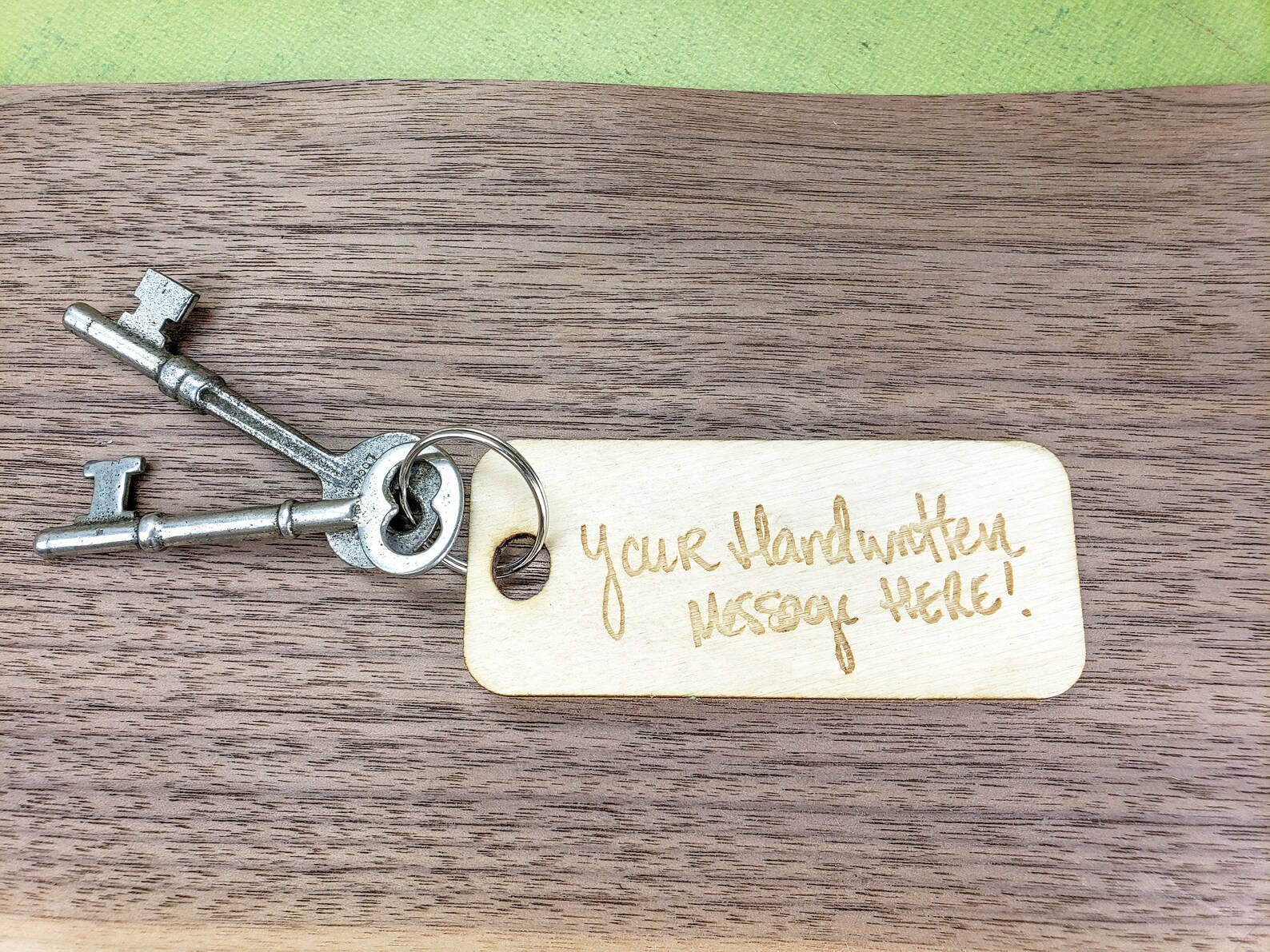 Personalised Handwriting Key Chain Engraved Custom Handwritten - Etsy