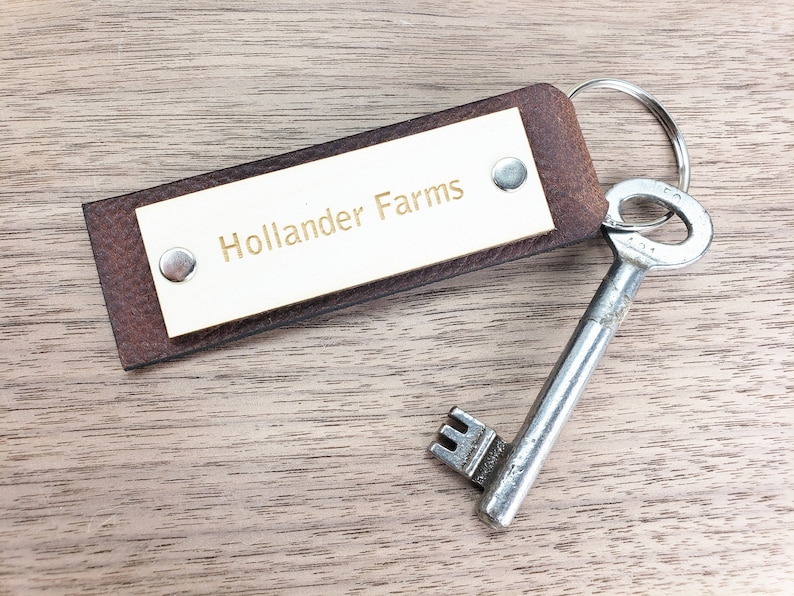 Personalized Keychain Custom Engraved Key Fob Cabin Key Hotel - Etsy