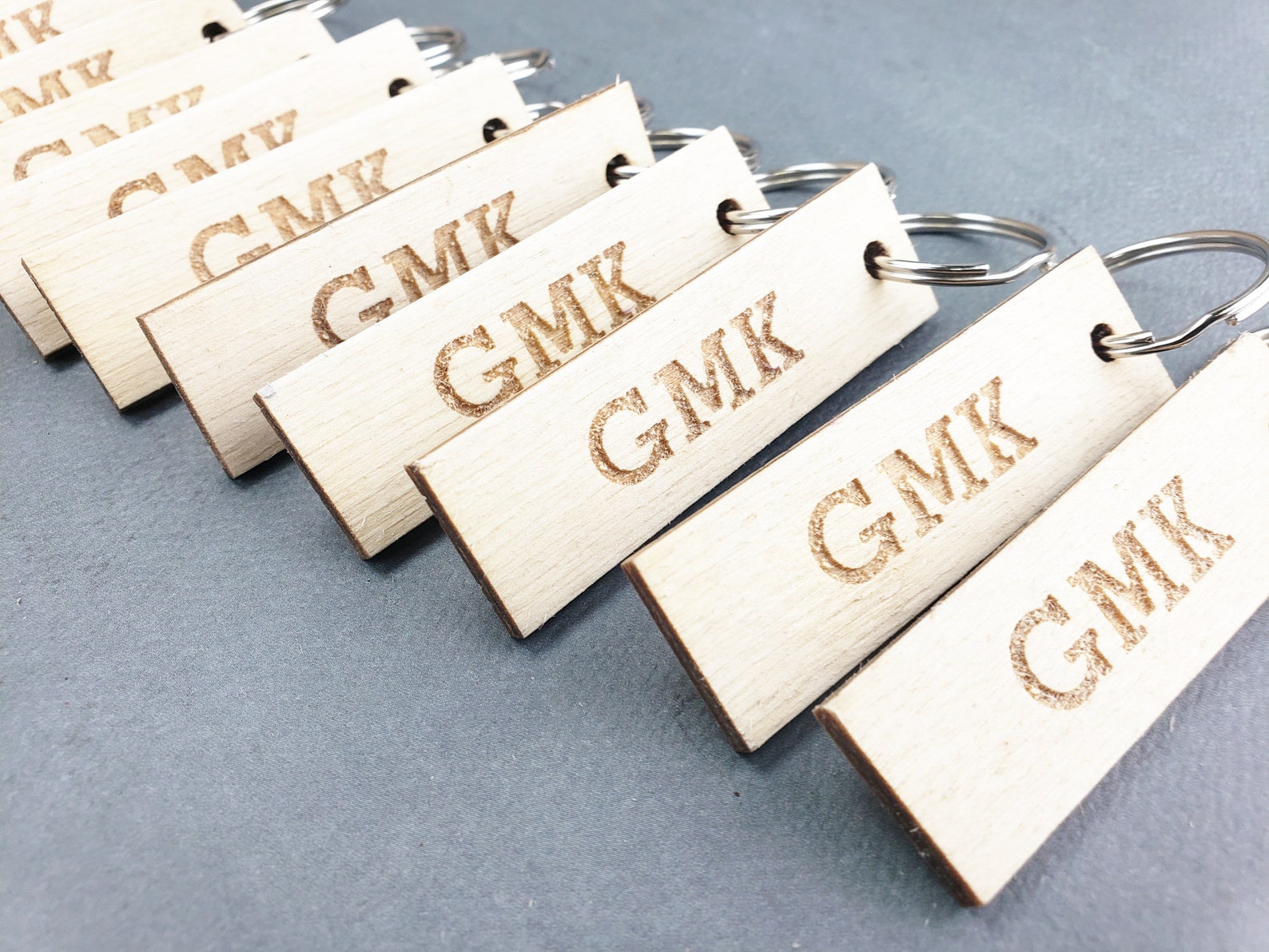 Custom Key Label Personalized Key Tag Wood Keychain Key Fob | Etsy