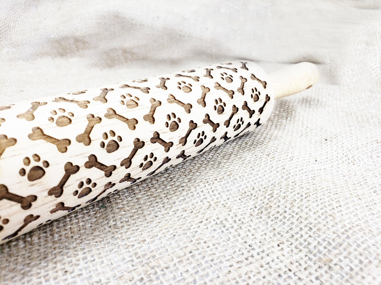 Dog Lover Gifts for Bakers Embossed Rolling Pins Dog Bone | Etsy