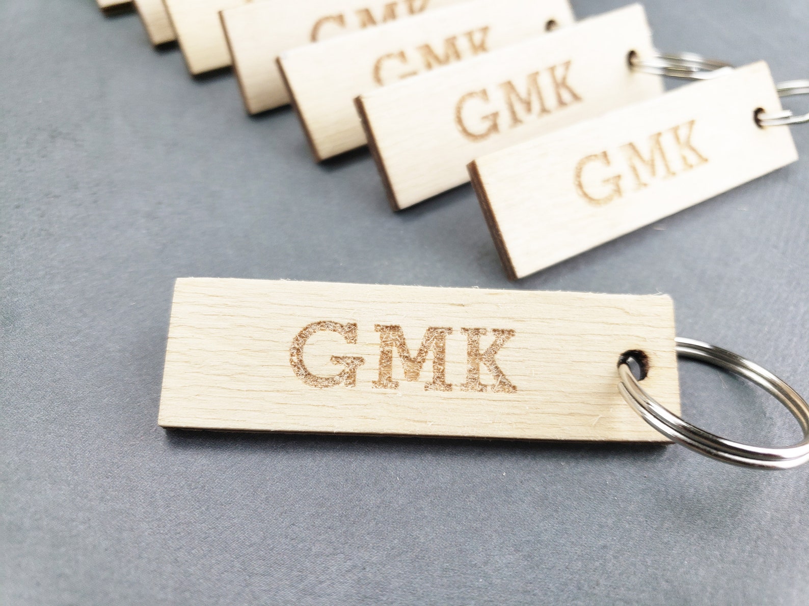 Personalized Key Tag Custom Key Label Wood Keychain Key Fob - Etsy