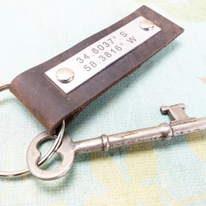 Personalized Keychain for Men Engraved Metal Key Fob Gift for Boyfriend ...