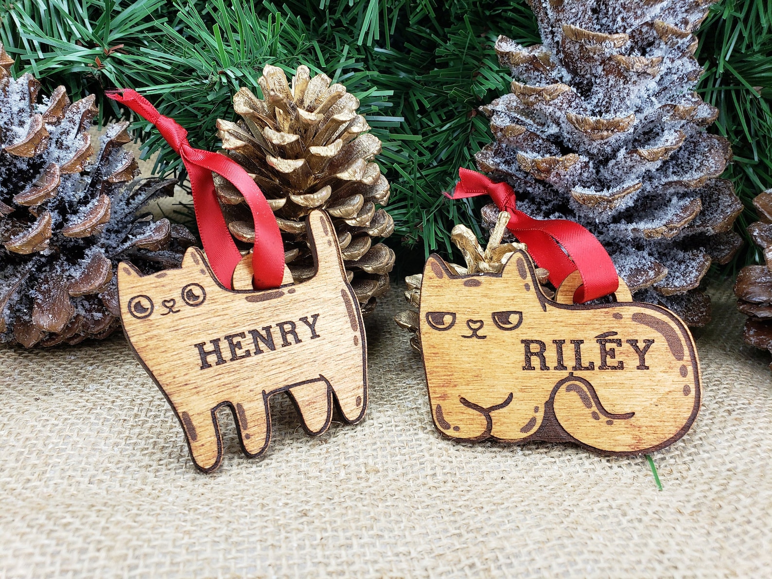 Custom Cat Ornament Gift for Cat Lovers Cat Stocking Stuffer - Etsy