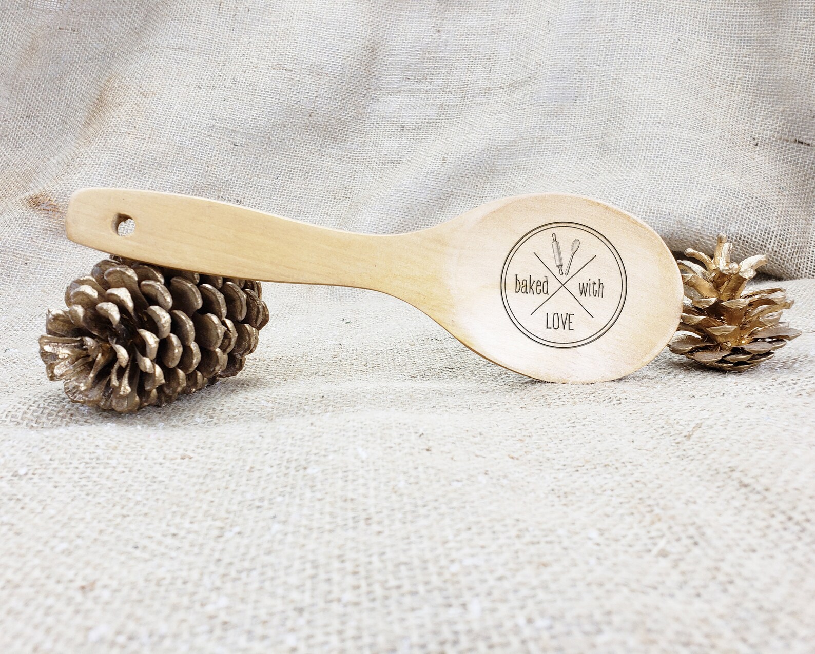 Personalized Spoon Engraved Wood Spoon Kitchen Made With Love - Etsy