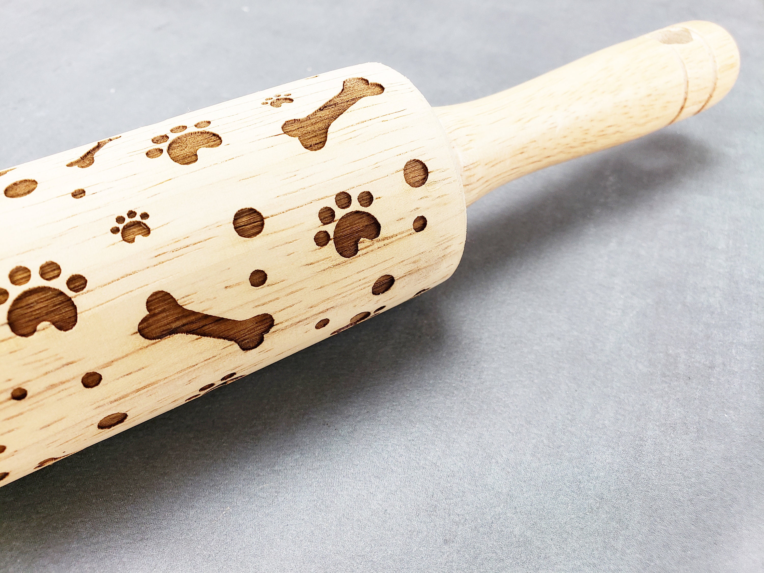 Embossed Rolling Pin for Homemade Dog Treats Dog Mom Gift | Etsy