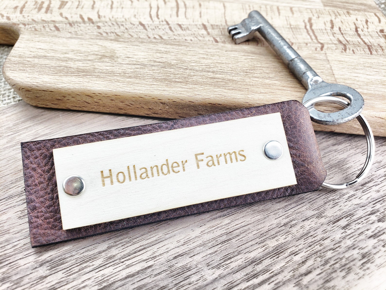 Personalized Keychain Custom Engraved Key Fob Cabin Key Hotel - Etsy