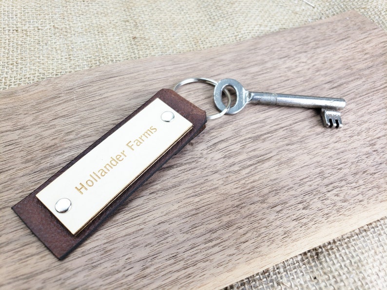 Personalized Keychain Custom Engraved Key Fob Cabin Key Hotel - Etsy