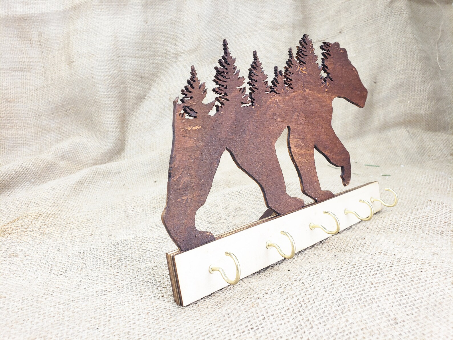 Nature Key Hook Wall Key Organizer Adventure Sign Key | Etsy