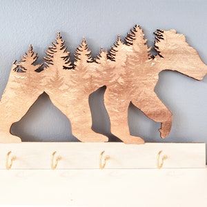 Nature Key Hook, Wall Key Organizer, Adventure Sign, Key Hanger, Key ...