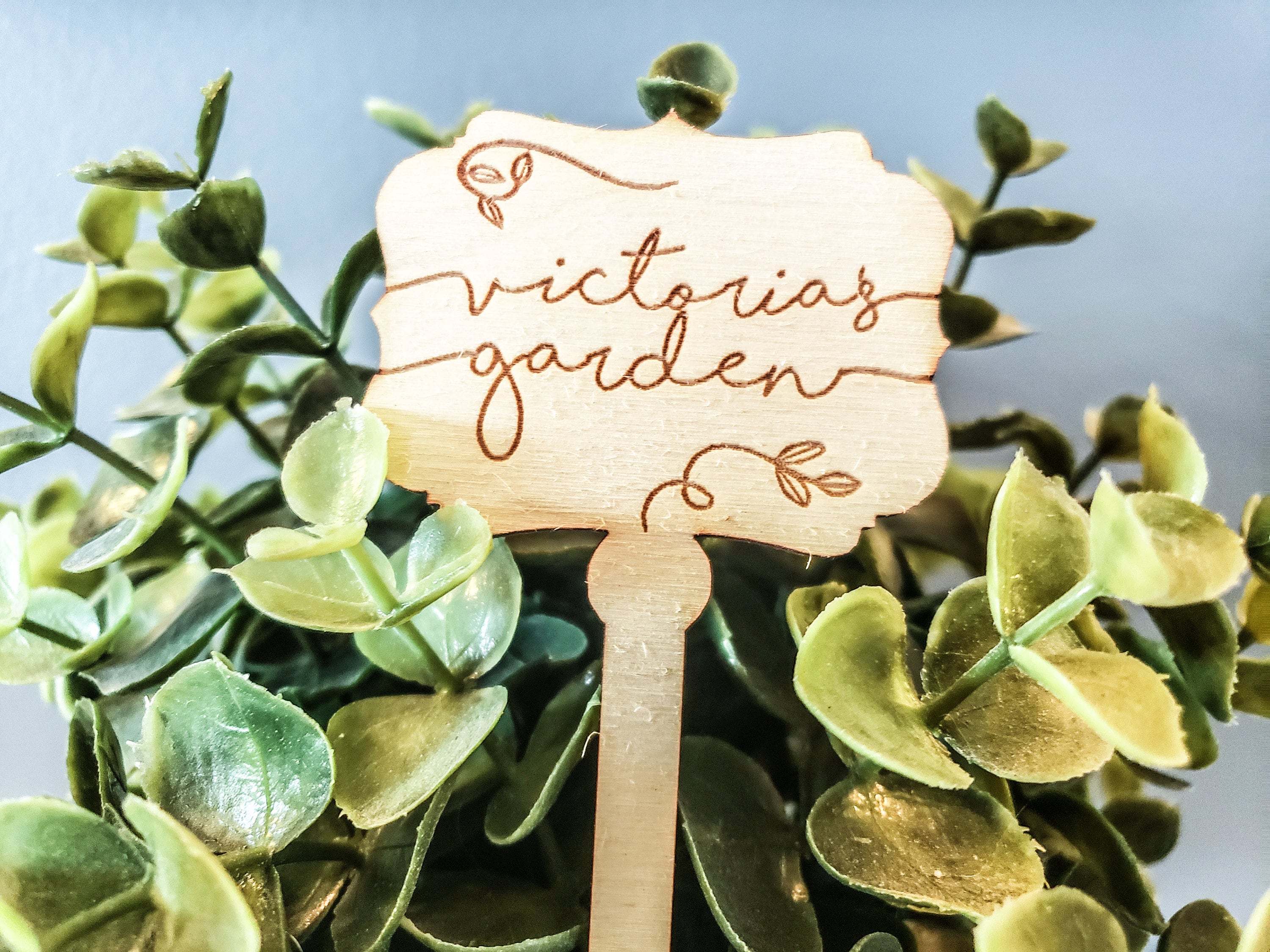 Herb Garden Markers Plant Name Tags, Gifts for Gardeners, Custom Herb ...