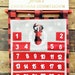 Personalized Advent Calendar Farmhouse Buffalo Plaid Deer - Etsy