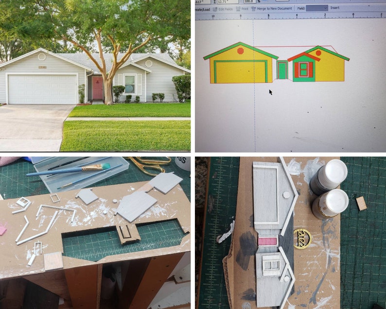 Custom Our First House Ornament First House Replica Custom - Etsy