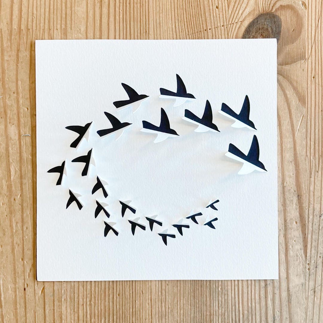 3D Paper Cut Bird Art – Geometric Wall Decor DIY (SVG, PDF) - Etsy