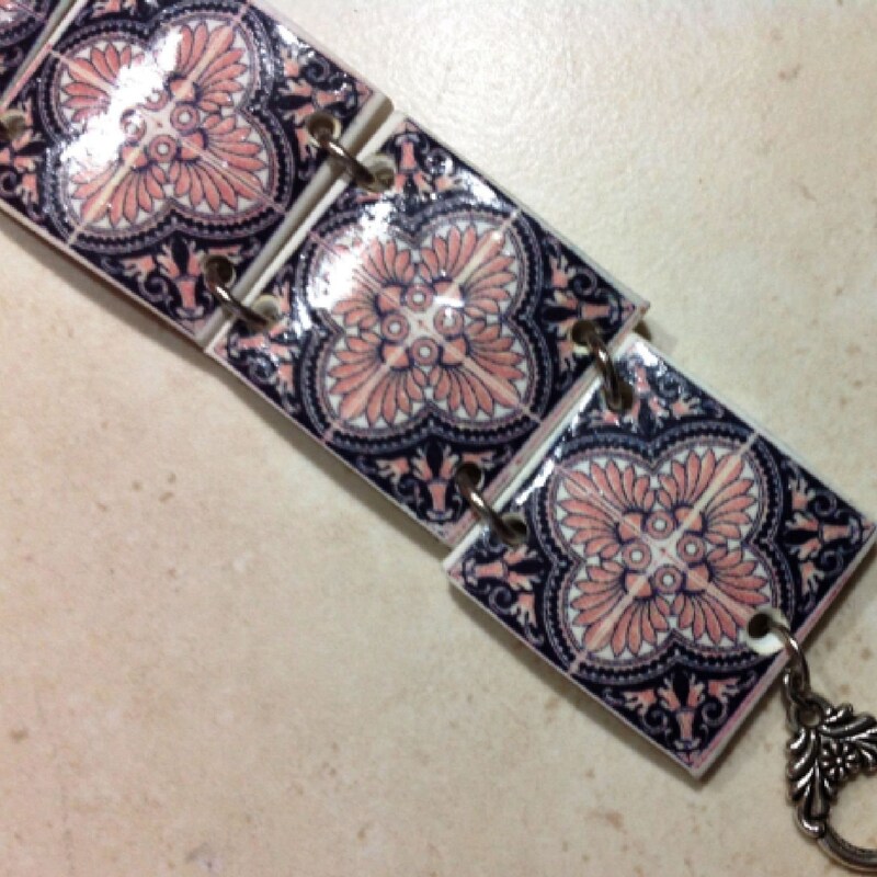 Square Tile Bracelet - Etsy