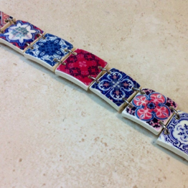 Tile Bracelet - Etsy