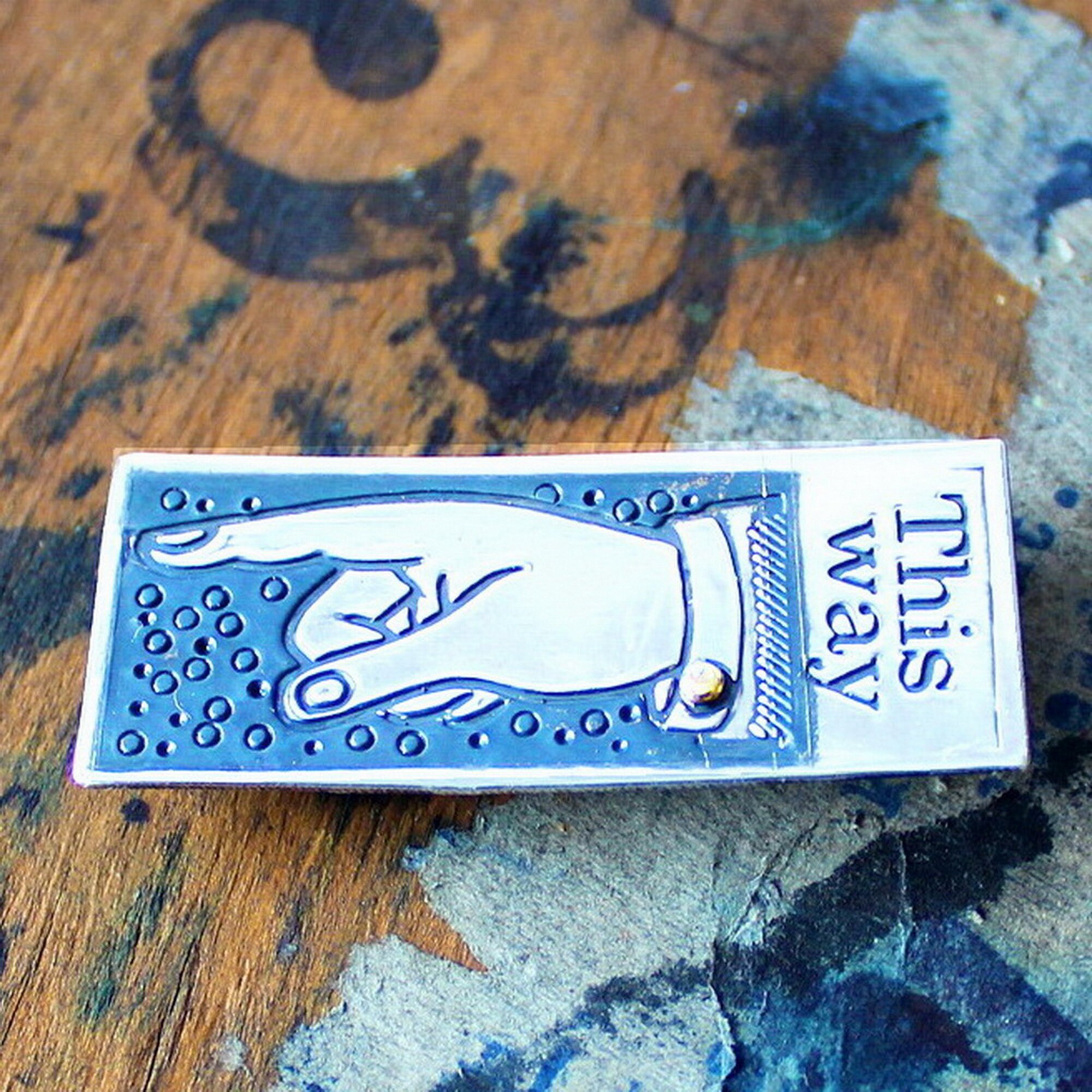 Pointing Finger Brooch Retro Brooch Printing Printing - Etsy Singapore