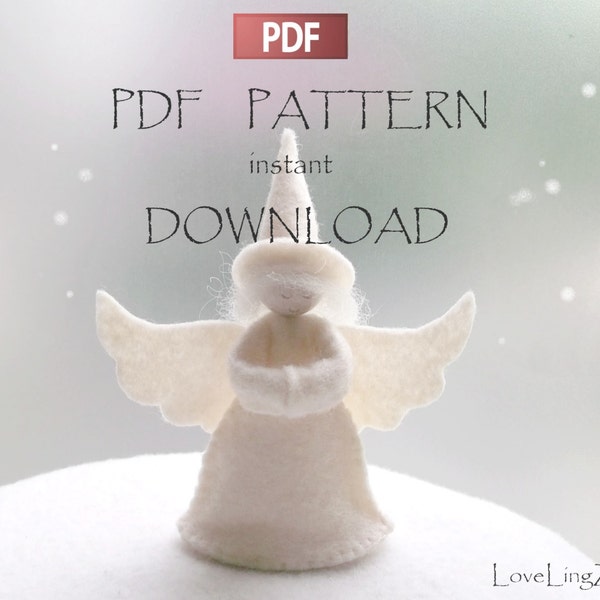 Felt Angel - Etsy