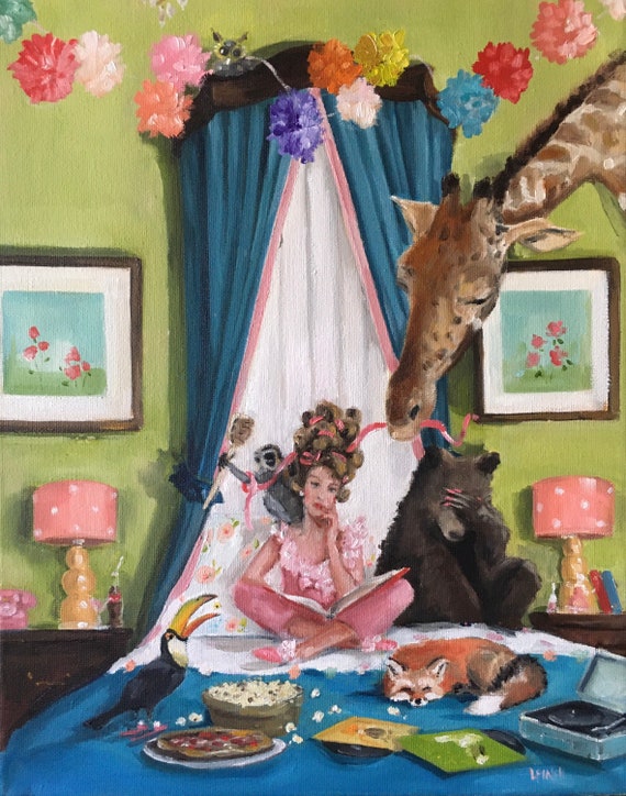 Slumber Party Fine Art Print - Etsy