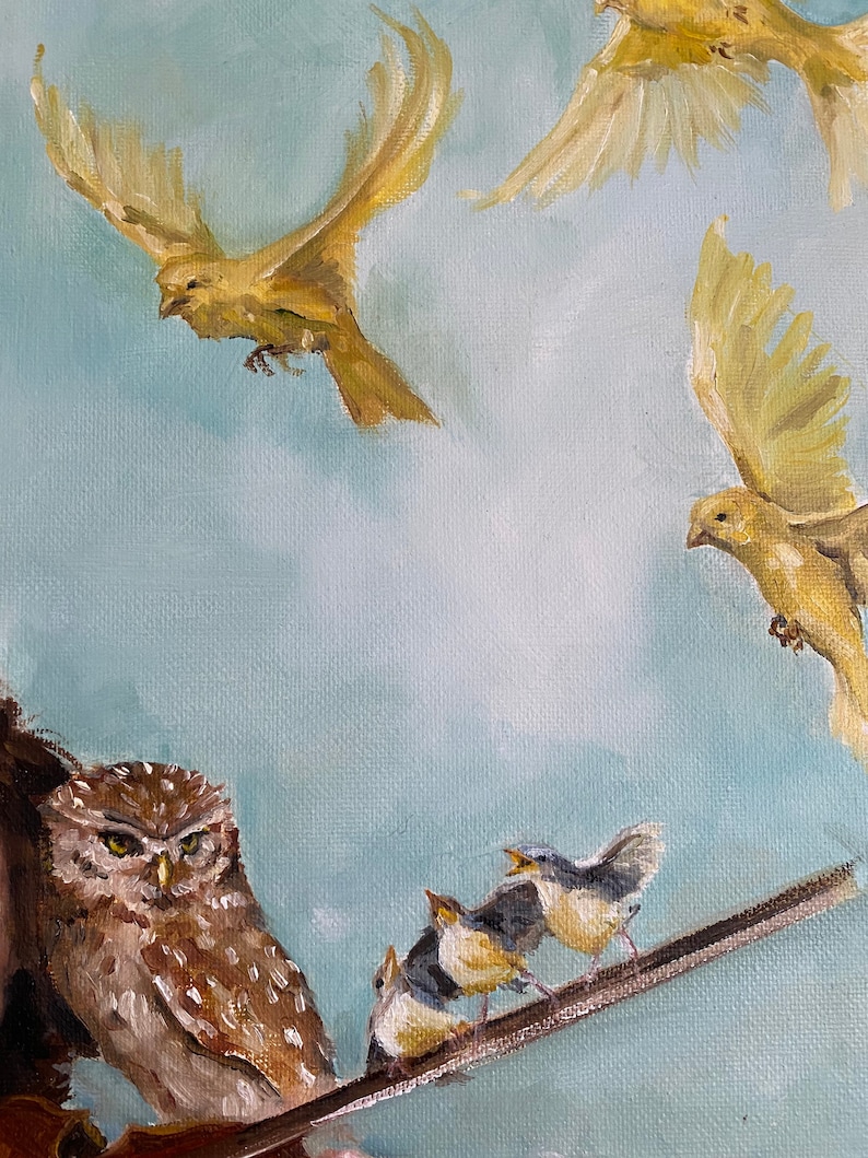 The Fiddler Fine Art Print Giclee Print Art Print Bird - Etsy