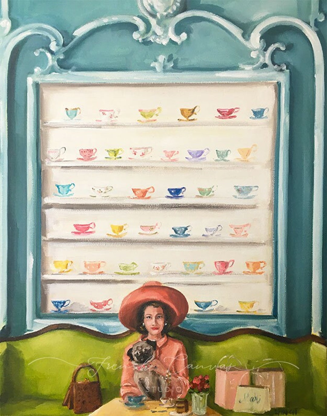 Tippy and Tilly Take Time for Tea - Fine Art Print by Lisa Finch ...