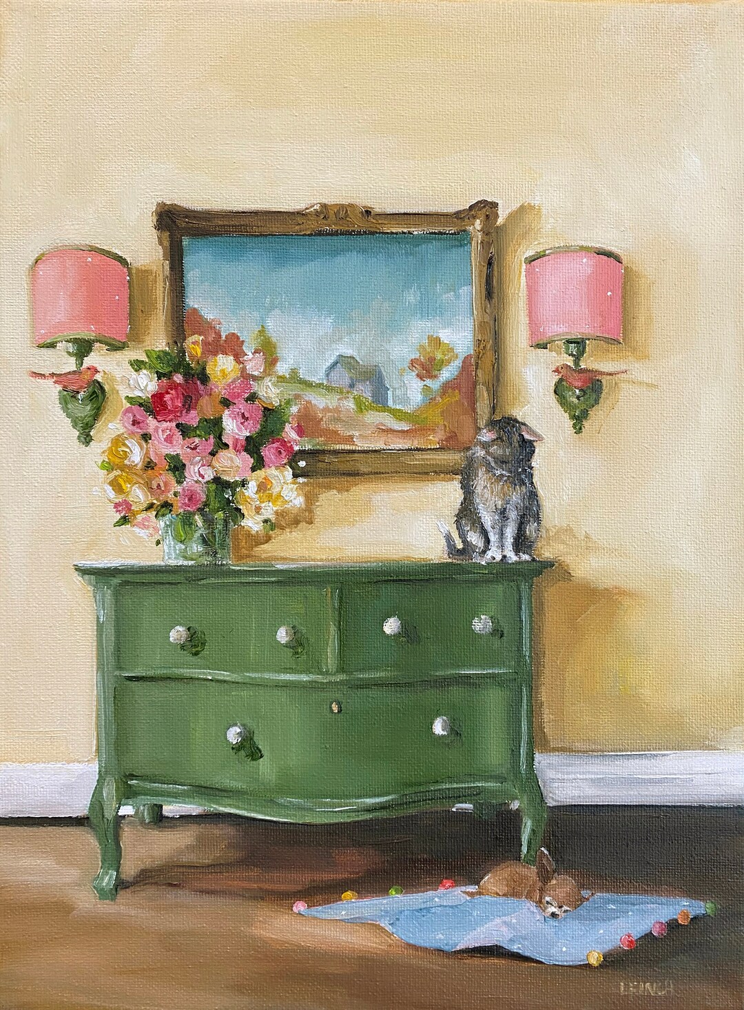 Quiet as a Mouse, Fine Art Print, Giclee, Giclee Print, , Whimsical Art ...