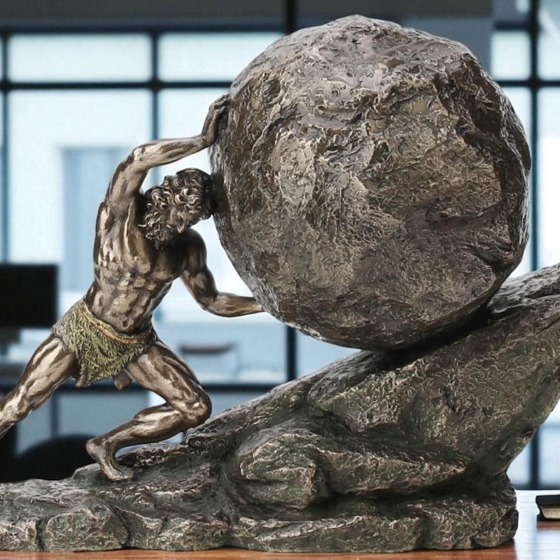 Sisyphus Statue - Etsy