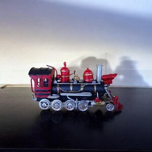 Antique Classical Red-black Old Locomotive -desk Accessory-handmade and ...
