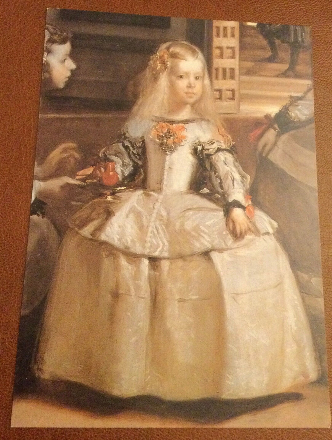 Spanish Artist Diego Velázquez, Museum Postcard, Detail of the Family ...