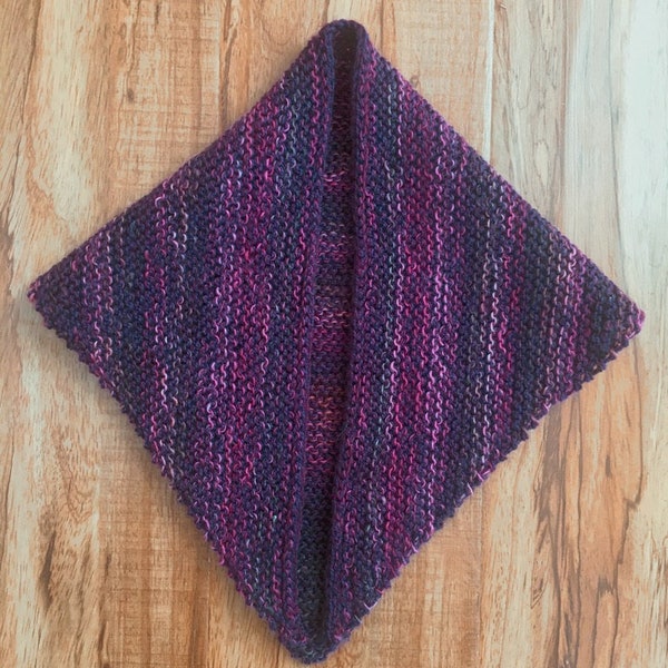 Knit Triangle Scarf - Etsy