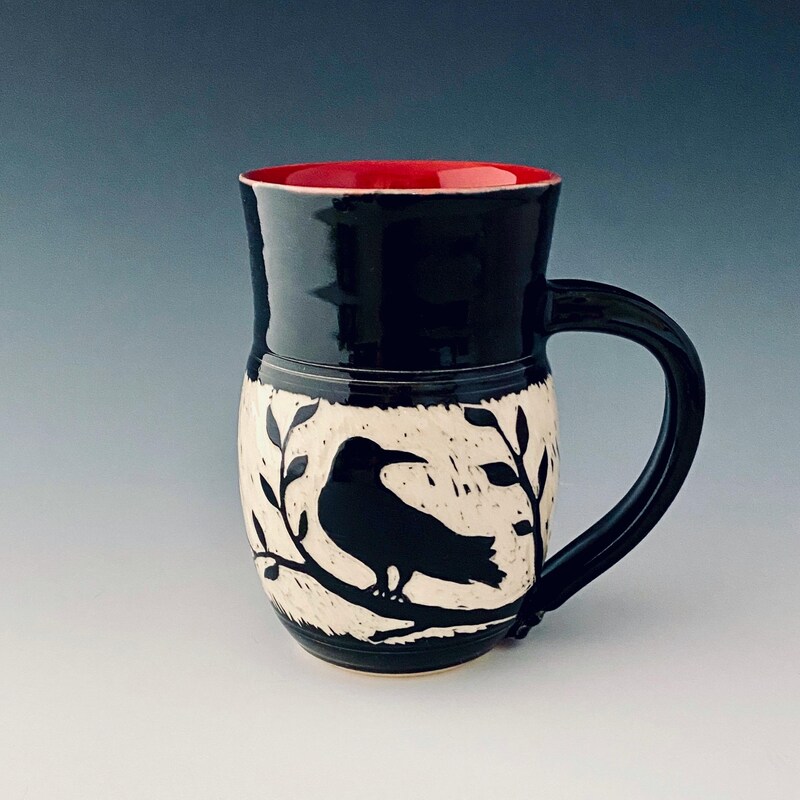Sgraffito Mug - Etsy