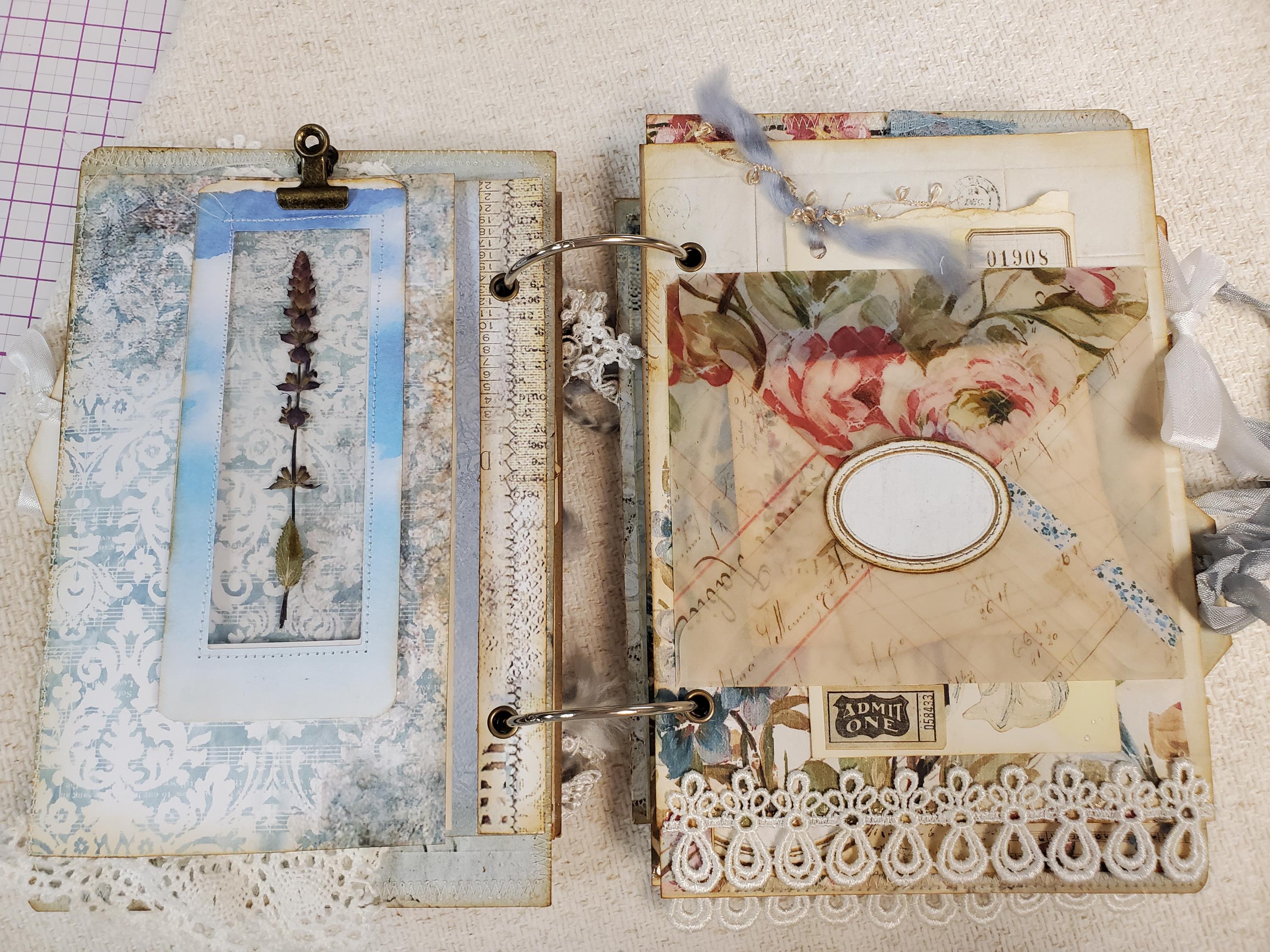 Hard-covered Ring Bound French Floral Journal - Etsy