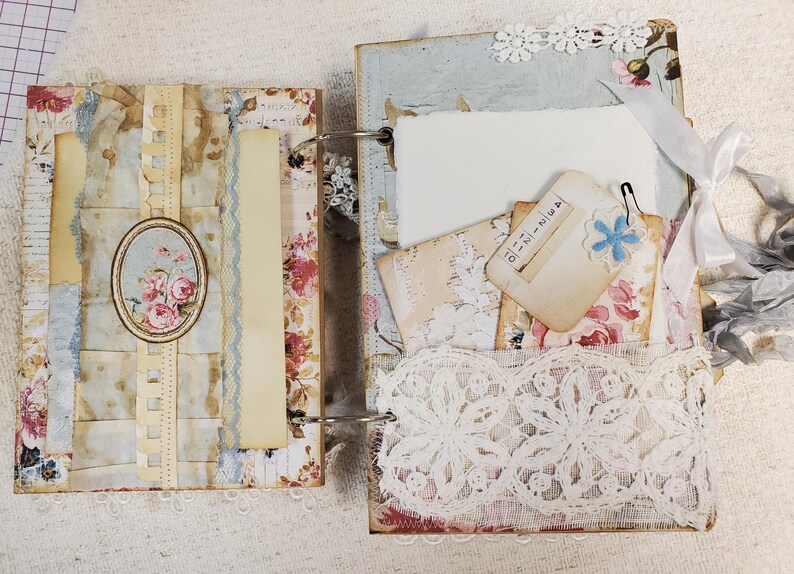 Hard-covered Ring Bound French Floral Journal - Etsy