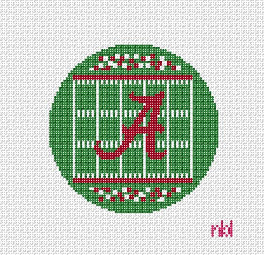 Alabama Football Field Round Canvas - Etsy