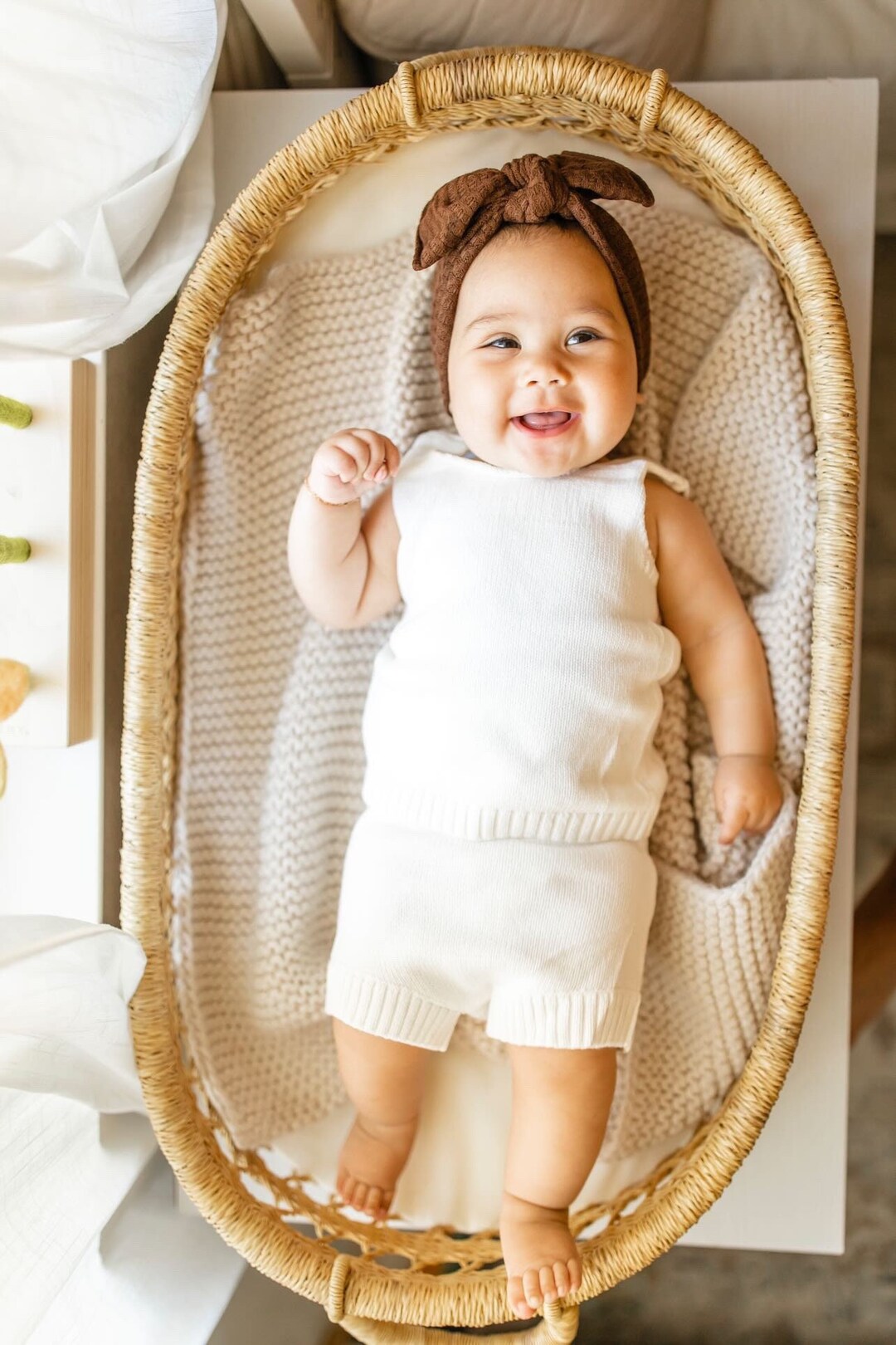 Brown Head Wrap, Brown Waffle Head Wrap, Chocolate Headband, Baby Girl ...