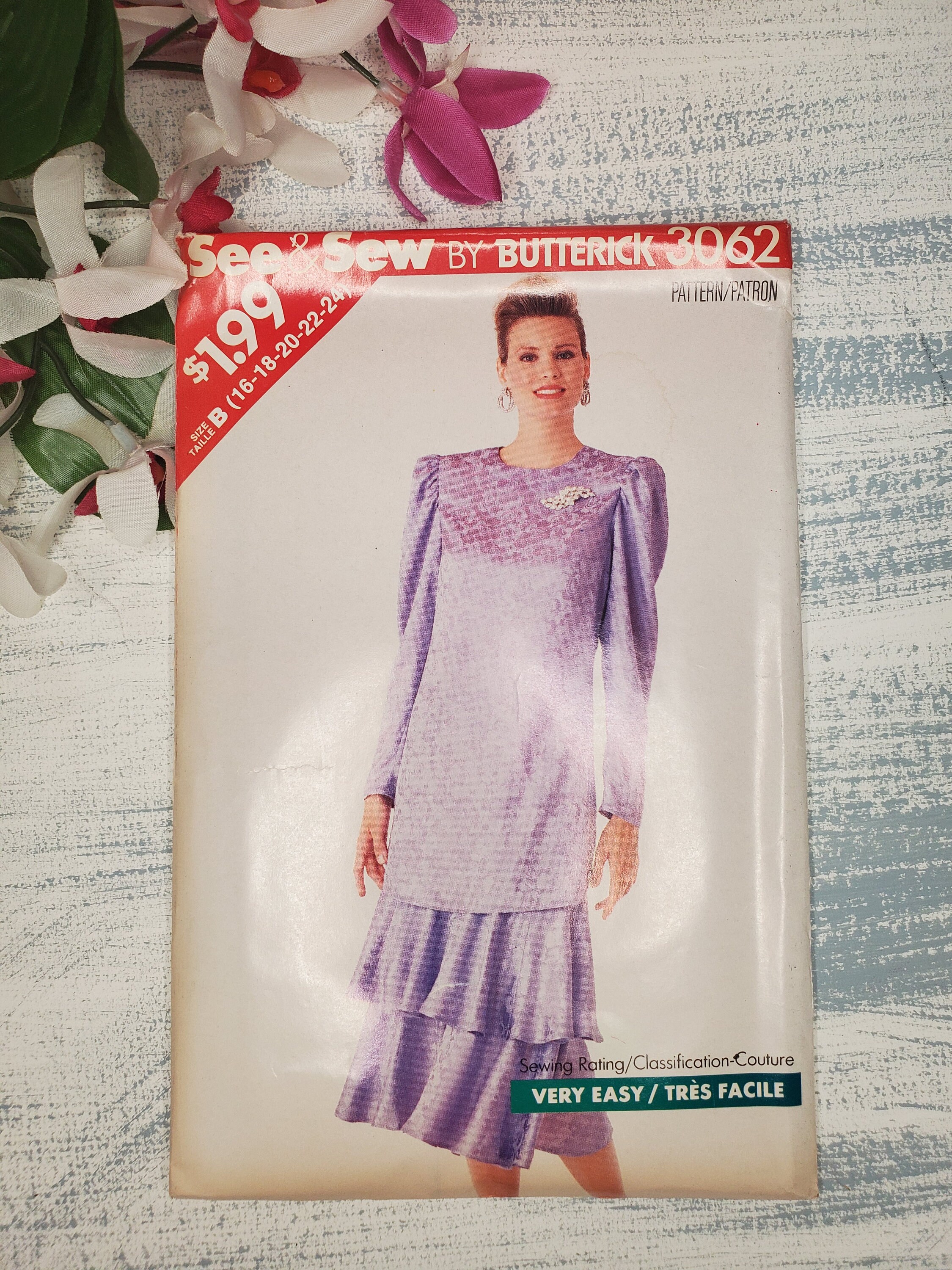 Kits & How To Sewing & Fiber Vintage 80s See & Sew By Butterick Sewing ...