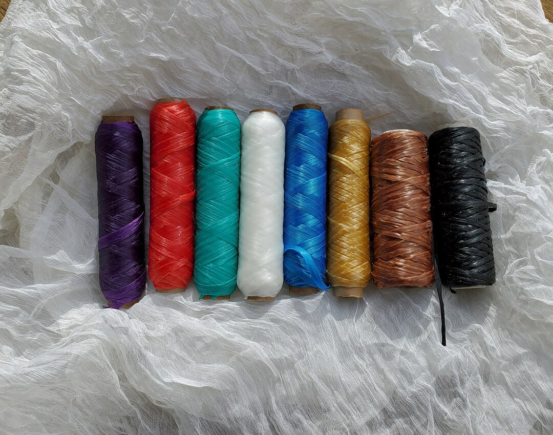 Imitation Sinew, Synthetic Sinew 20 Yds per Roll - Available in 8 ...