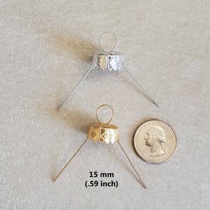 Ornament Caps - 15 Mm Great for Replacement or Making Your Own ...