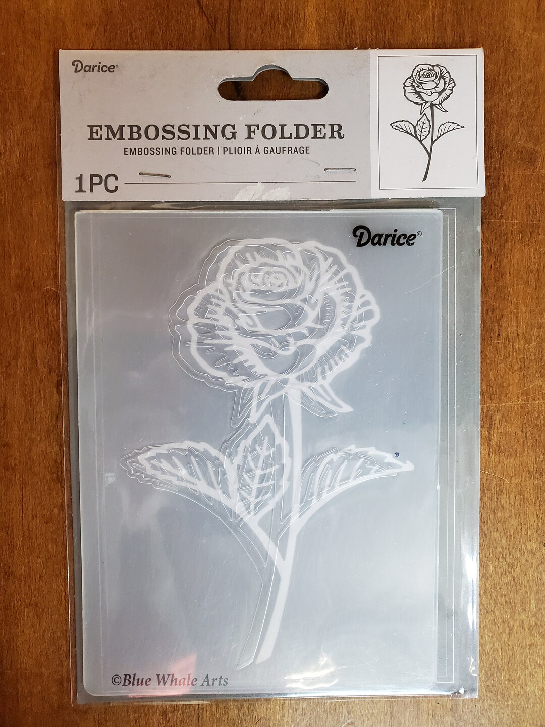 Darice Embossing Folder Single Rose - Etsy