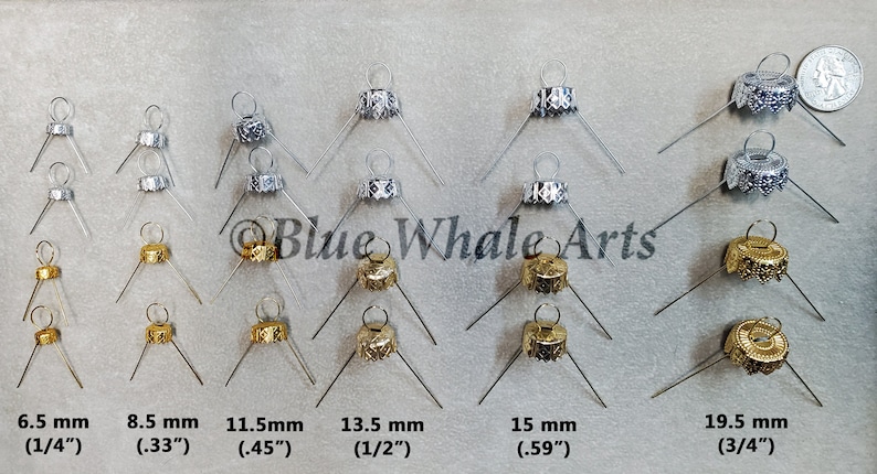 Ornament Caps - 28 Mm (1 1/16 Inch) - Great for Replacement or Making ...