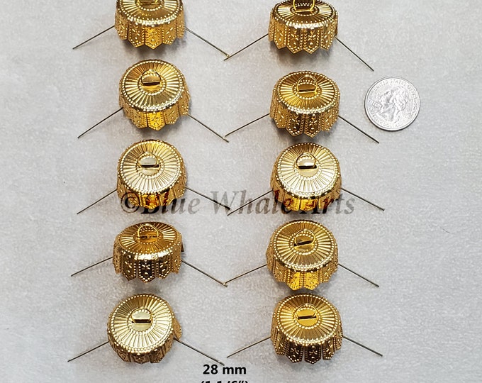 Ornament Caps - 28 Mm (1 1/16 Inch) - Great for Replacement or Making ...