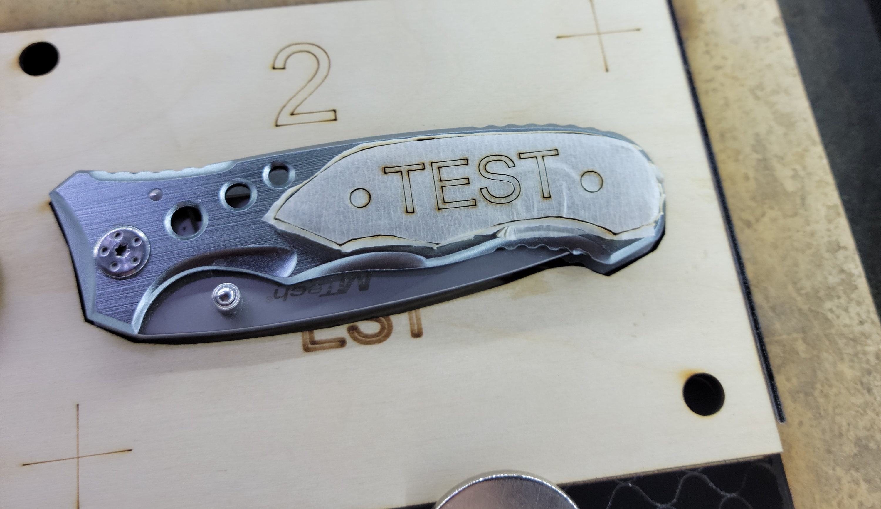 Laser Jig for Folding Knife Engraving Mt-423- File Only - Template SVG ...