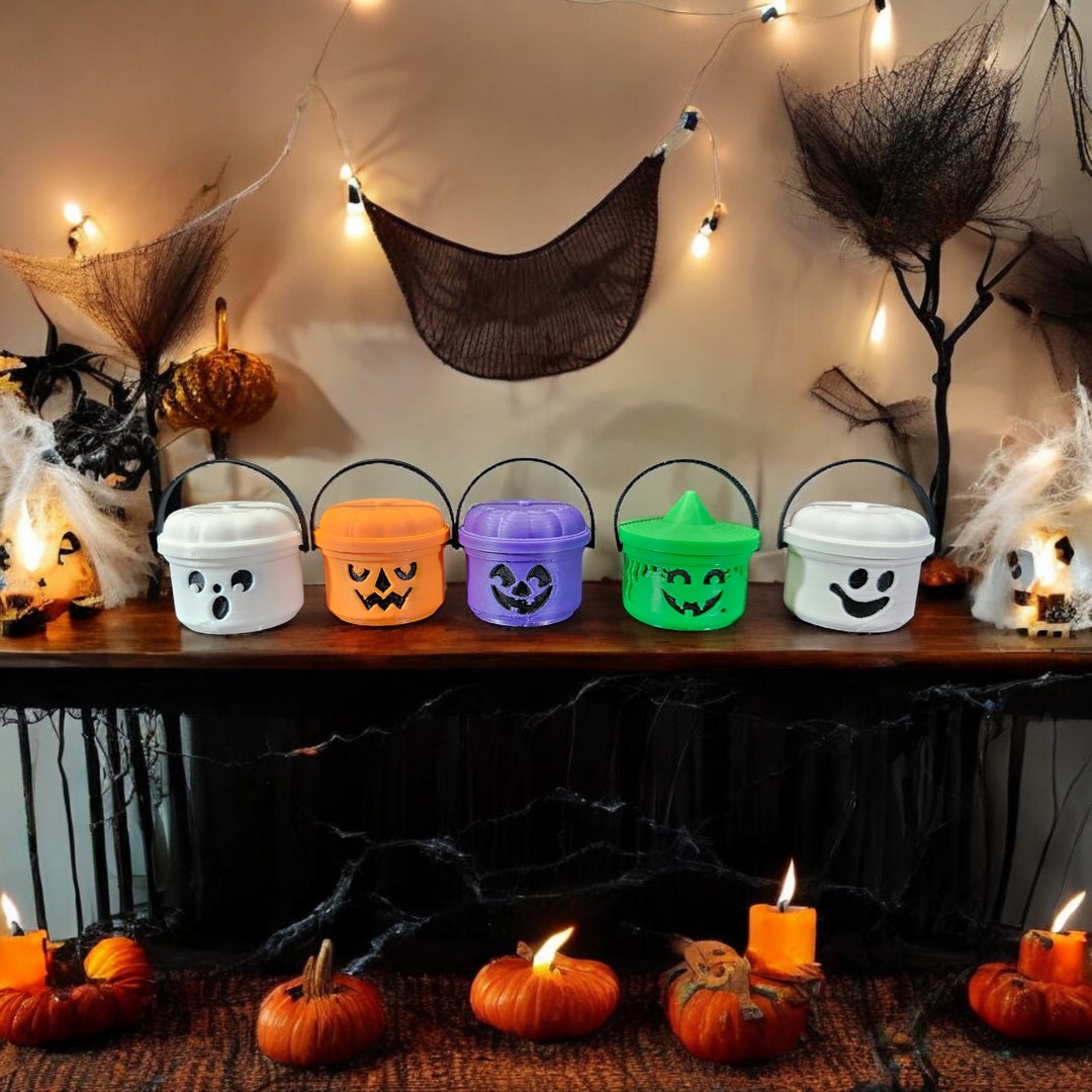 3D Printed Inspired Mini Mcdonald's Halloween Buckets Mcspooky Buckets ...