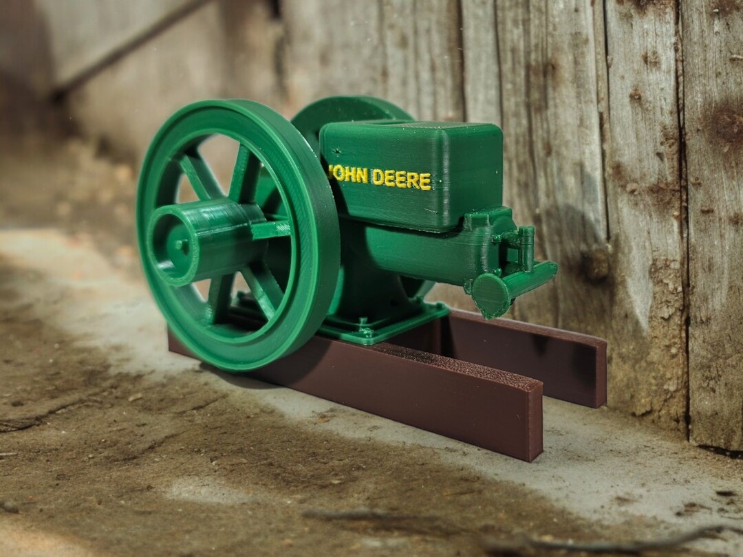 3D Printed John Deere Type E Hit & Miss Engine Model Perfect for Collectors and Enthusiasts - Etsy